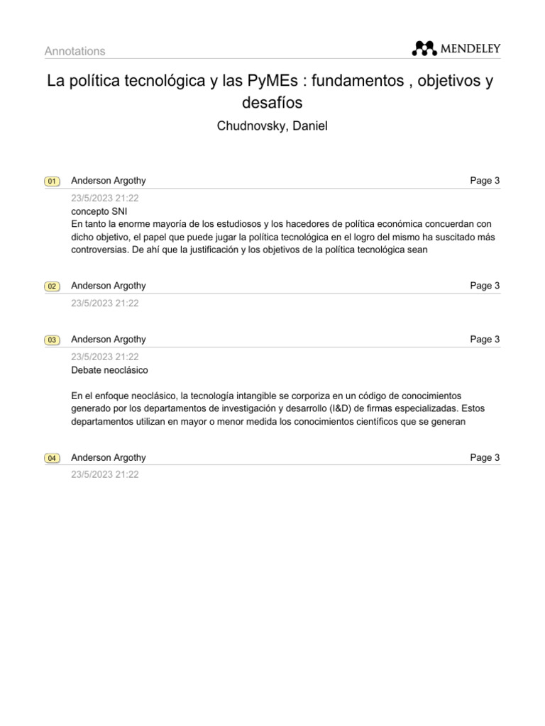 Chudnovsky - 1998 - La política tecnológica y las PyMEs fundamentos ...
