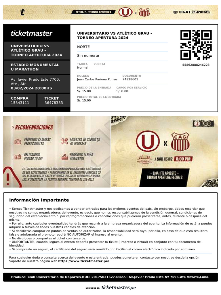 Ticket 20814080 | PDF