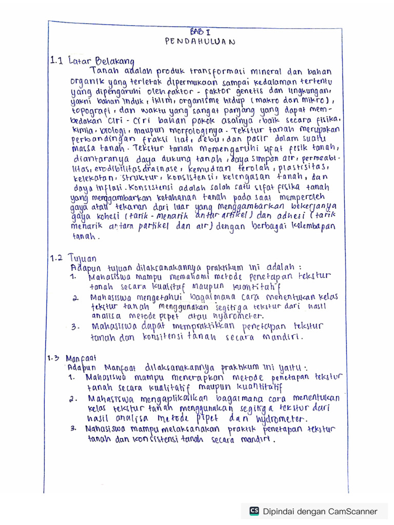 Tekstur Dan Konsistensi Tanah | PDF