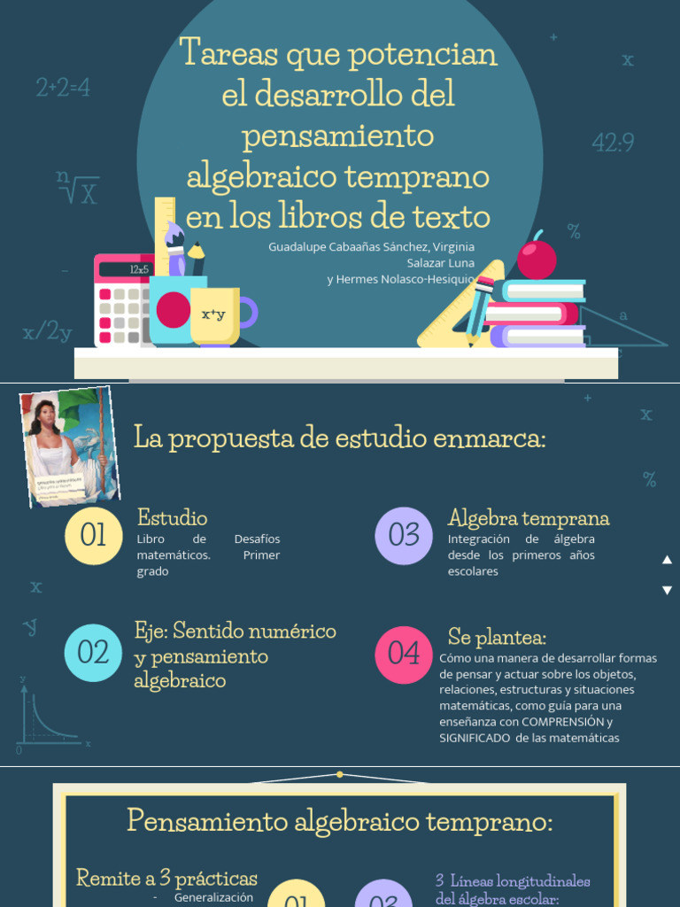 Tareas Que Potencian El Desarrollo Del Pensamiento Algebraico Temprano ...