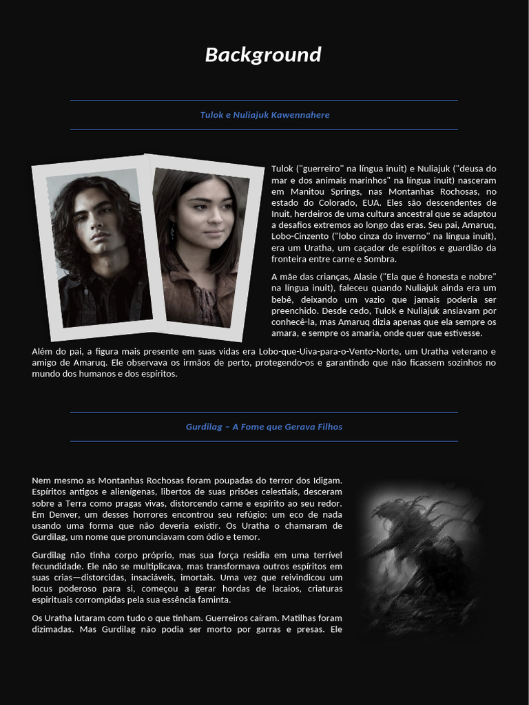 Tulok - Background | PDF | Inuit | Amor