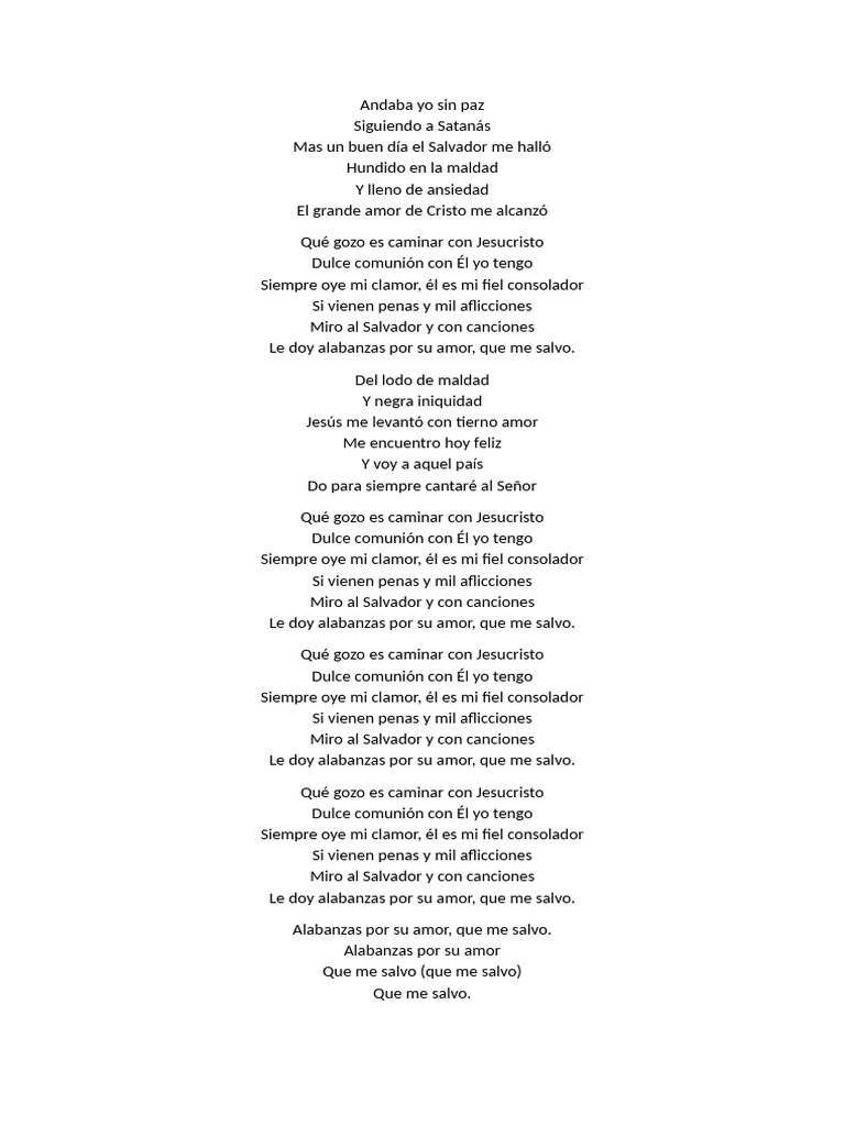 Andaba Yo Sin Paz | PDF