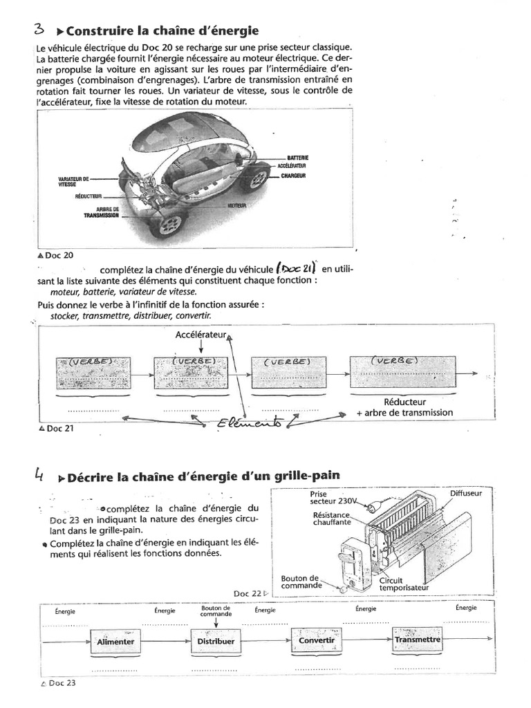 Exe - Chaine - D'énergie - 2 - Copie | PDF