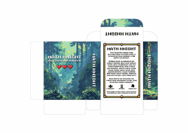 Math Knight Tuck Box | PDF