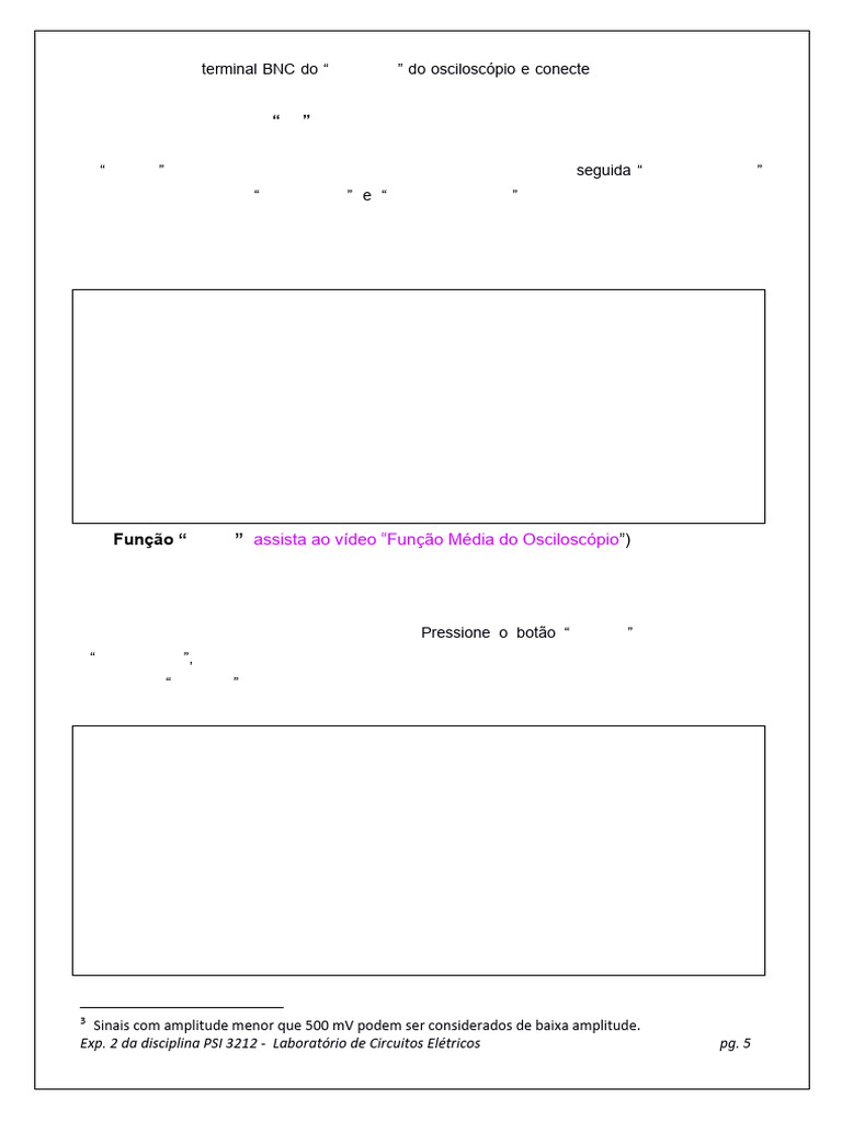 PSI3212 Exp02 Guia Experimental e Roteiro 2024 v1 | PDF | Rede elétrica | Energia elétrica