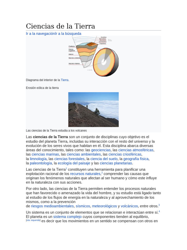 Ciencias de la Tierra | PDF | Ciencias de la Tierra | Naturaleza