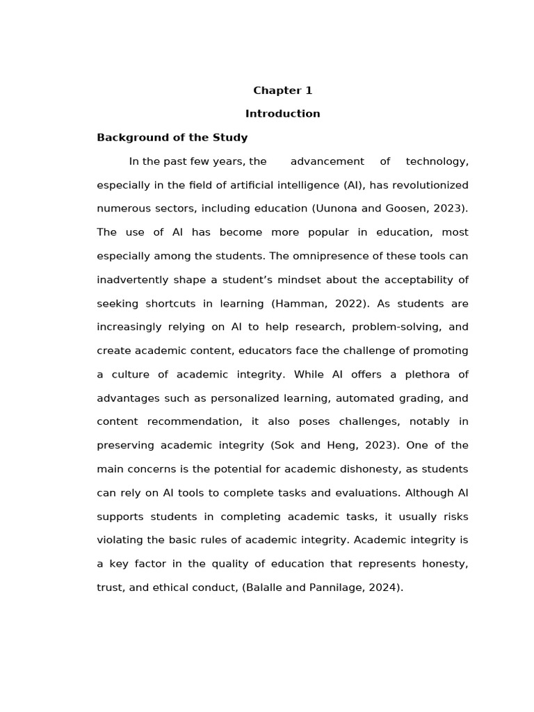 AI's Impact on Academic Integrity in STEM | PDF | Artificial ...
