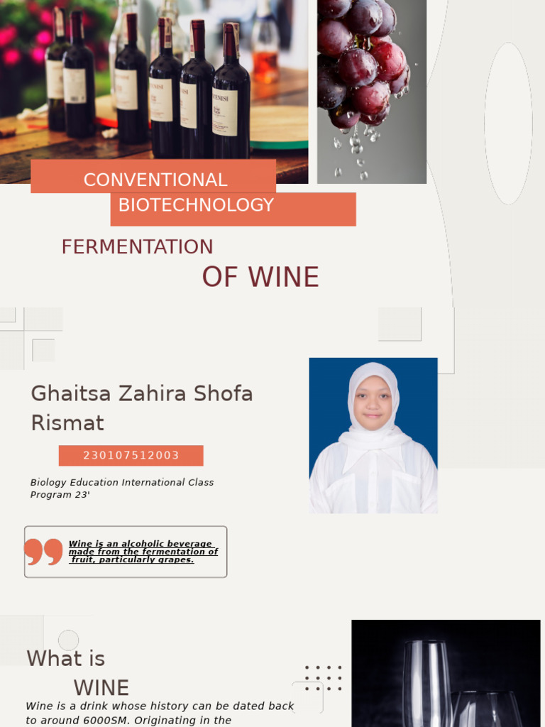Wine Fermentation Process Explained | PDF | Fermentation In Winemaking ...