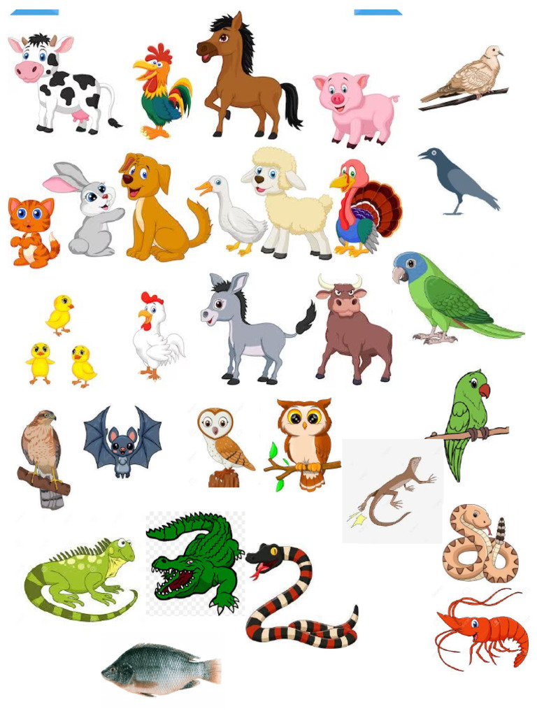 Animales Recortar | PDF