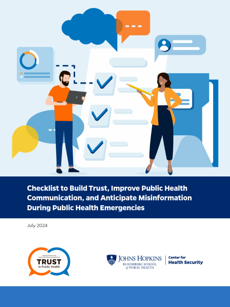 Trust-Building Checklist for Public Health | PDF | Public Health ...