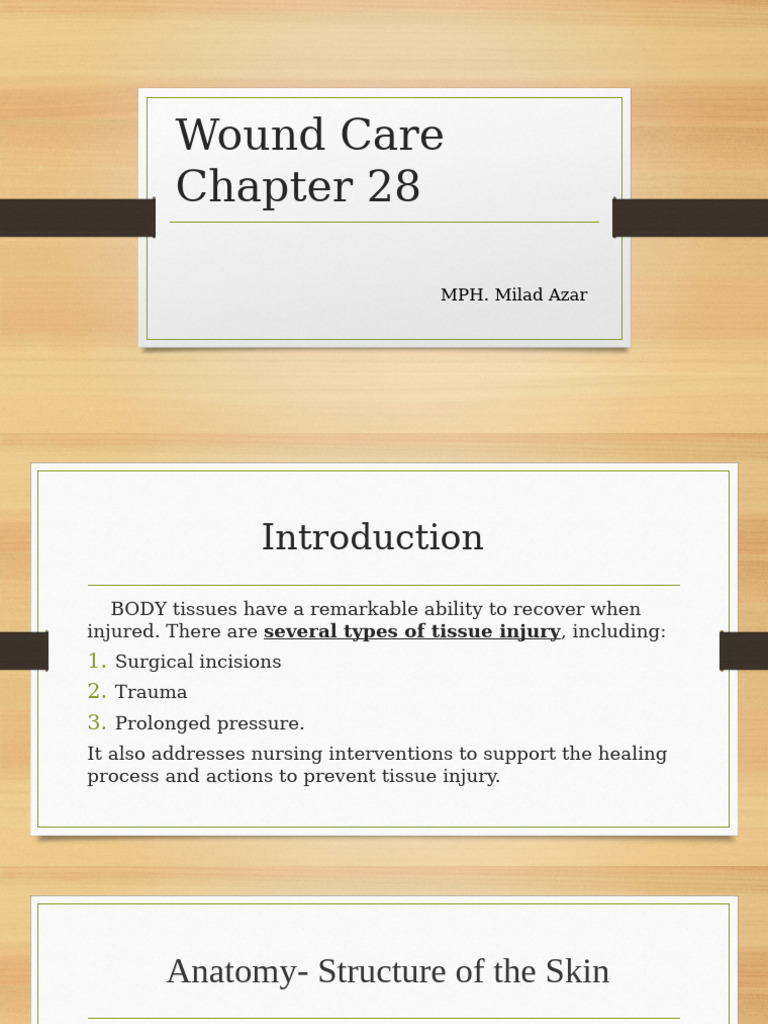 Comprehensive Guide to Wound Care | PDF | Wound | Skin