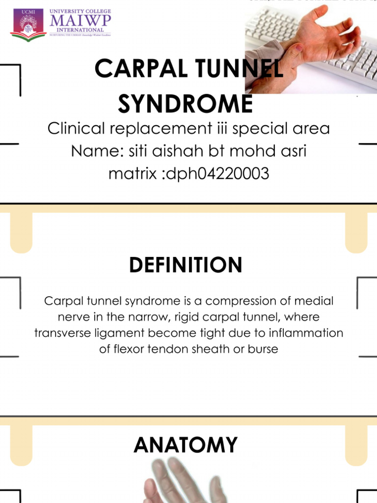 Carpal Tunnel Syndrome | PDF