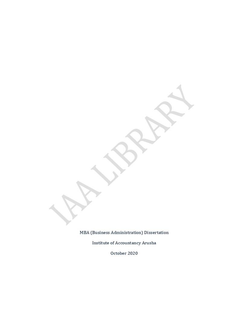 Deborah D Makando Dissertation | PDF | Waste Management | Waste