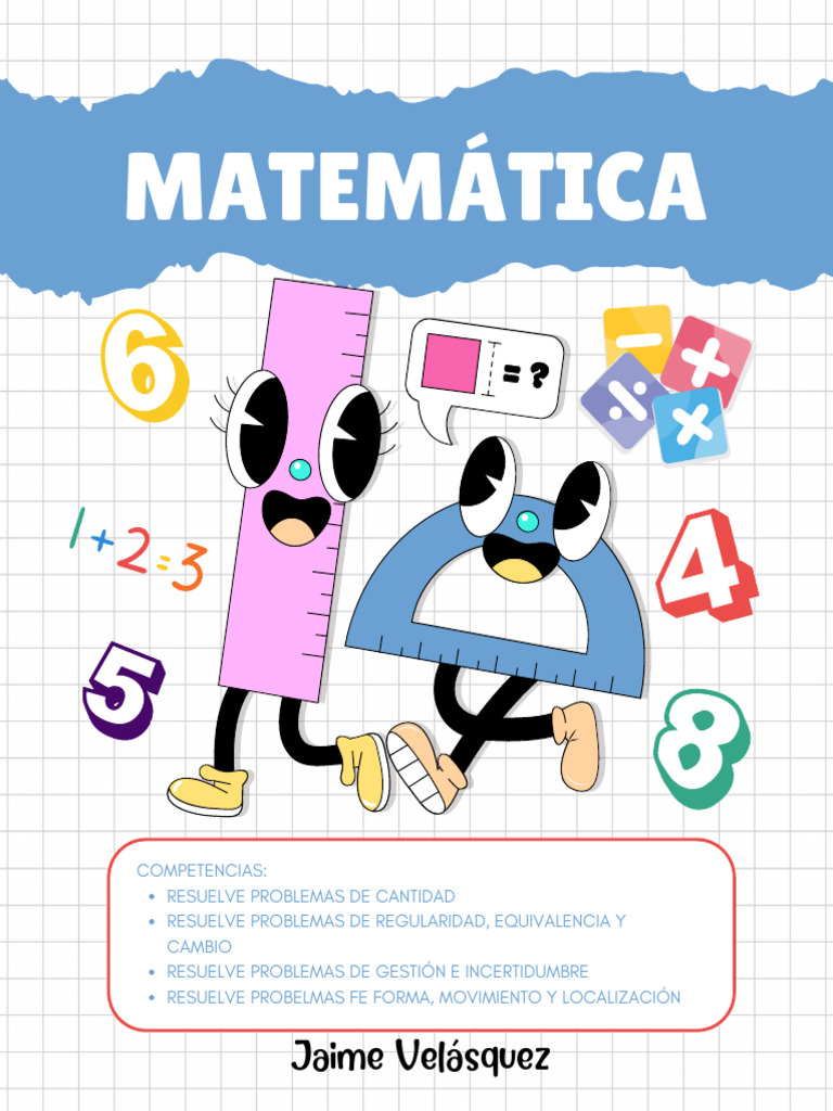 Mathematics Notebook Cover in Colorful Cute Illustrative Style.pdf | PDF