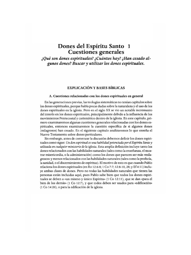 Sinti Tulo 1 | PDF | Don espiritual | Creencia y doctrina cristiana