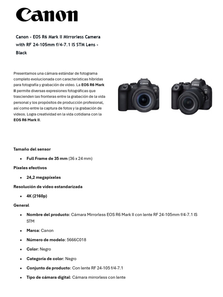 Canon Brochure | PDF | Cámara | Canon Inc.