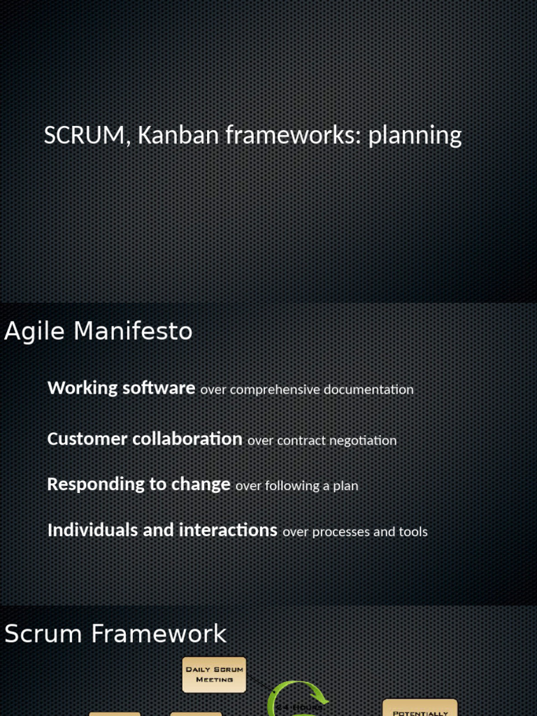 Scrum+Kanban. Planning & Time Management | PDF | Scrum (Software Development) | Computing