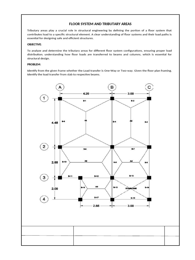 P03 Floor System and Tributary Areas | PDF