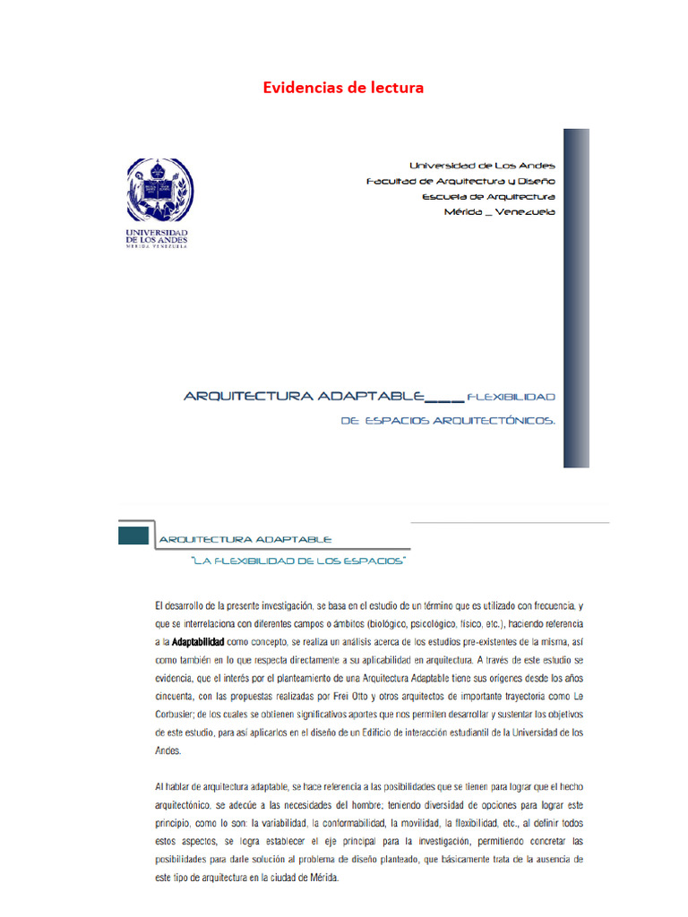 Evidencias de Lectura: Guía Práctica | PDF