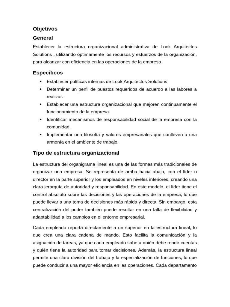 Aporte Estructura Organizacional Andy Almendarez | PDF | Business ...