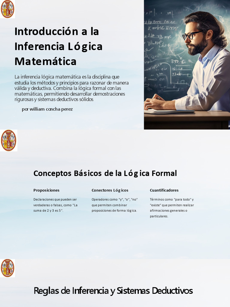 Introduccion A La Inferencia Logica Matematica | PDF | Razonamiento deductivo | Prueba matemática