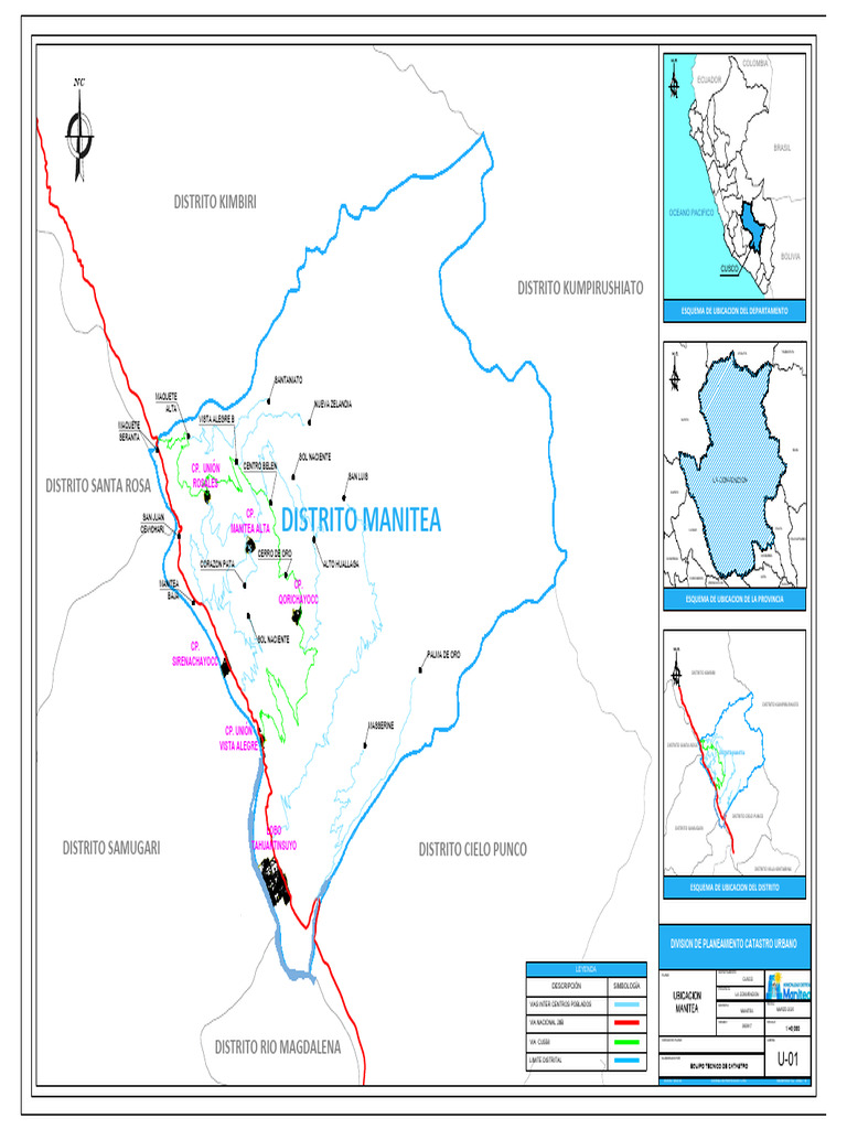 Mapa Distrital de Manitea-Pul 02 | PDF