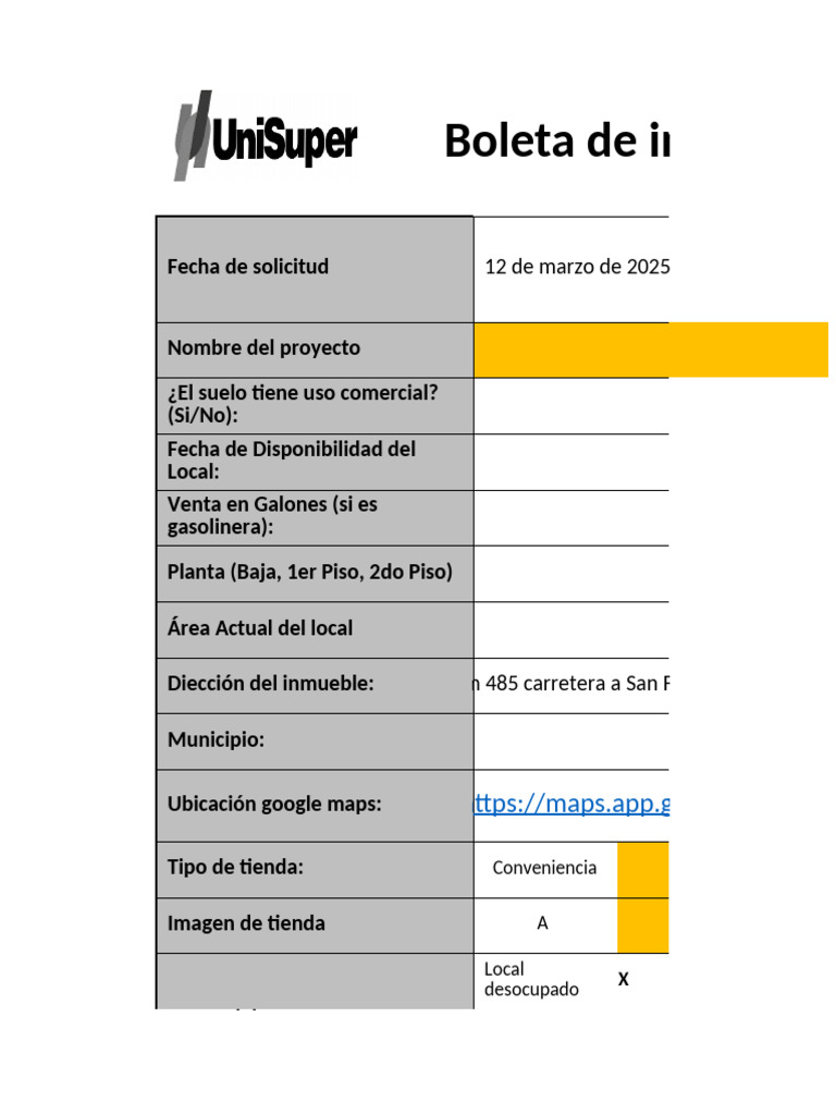 BIP Formulario Evaluación Punto LTX | PDF