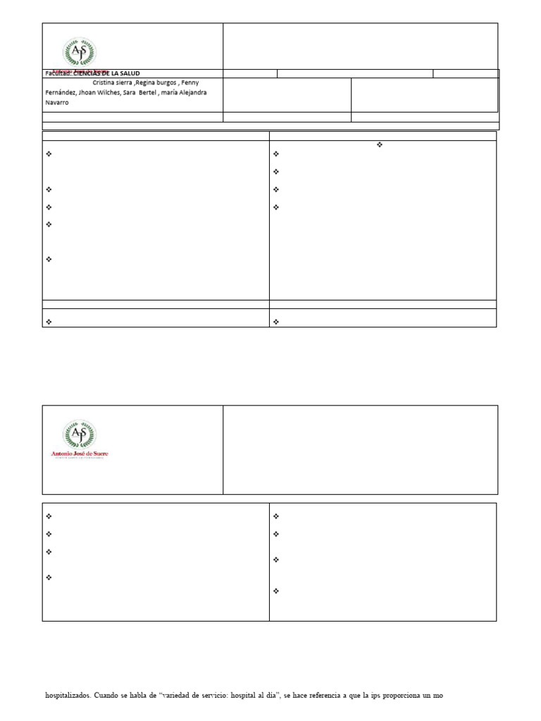 Formato de Analisis Dofa | PDF | Hospital | Salud mental