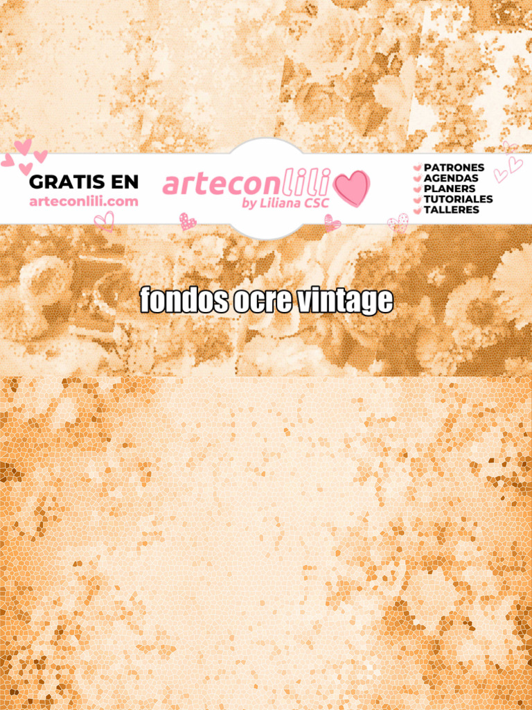 Fondos Ocre Colores Pastel Vintaje Tfxvak | PDF
