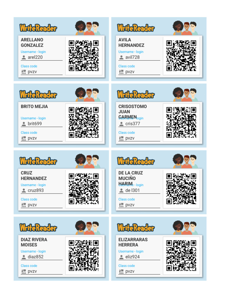 Student Login Credentials List | PDF