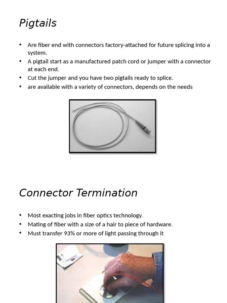 2. Fiber Optic Connector Termination | PDF | Epoxy | Optical Fiber