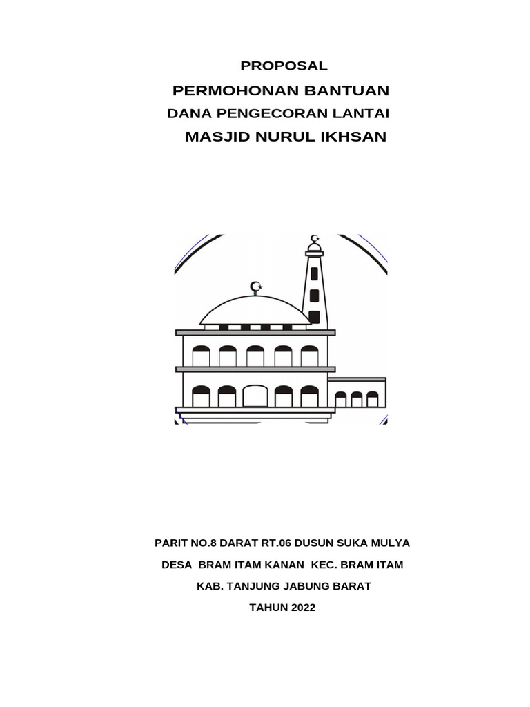 PROPOSAL Cor Lantai Surau | PDF