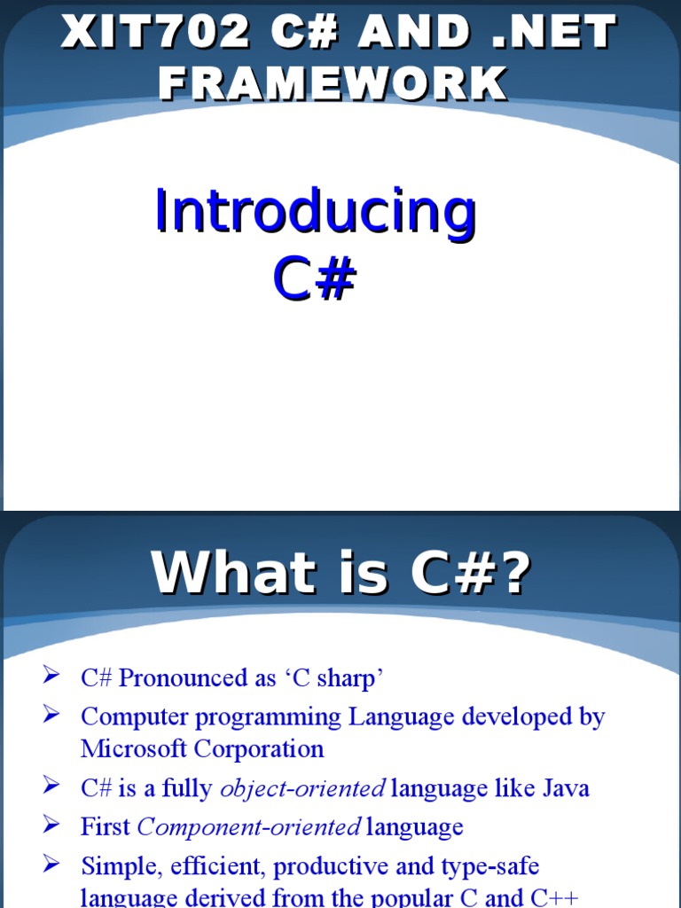 Introducing C Pdf C Sharp Programming Language C Programming 6437