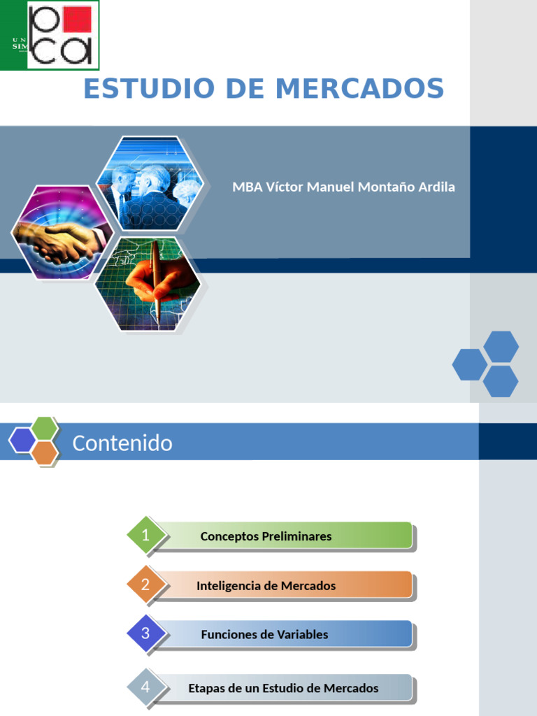 Estudio de MERCADOS Del Proyecto PCA | PDF | Mercado (economía) | Investigación de mercado