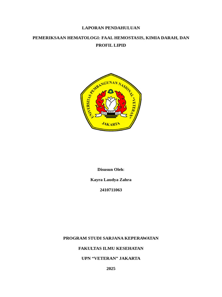 Pemeriksaan Faal Hemostasis dalam Hematologi | PDF