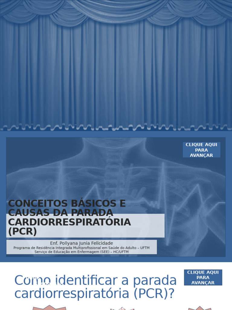 Causas e Identificação da PCR | PDF | Coração | Especialidades médicas