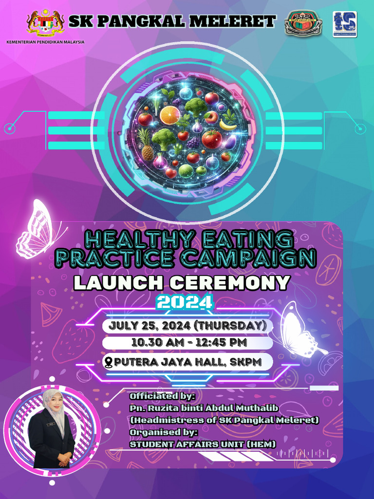 Healthy Eating Campaign Launch 2024 | PDF | Malaysia