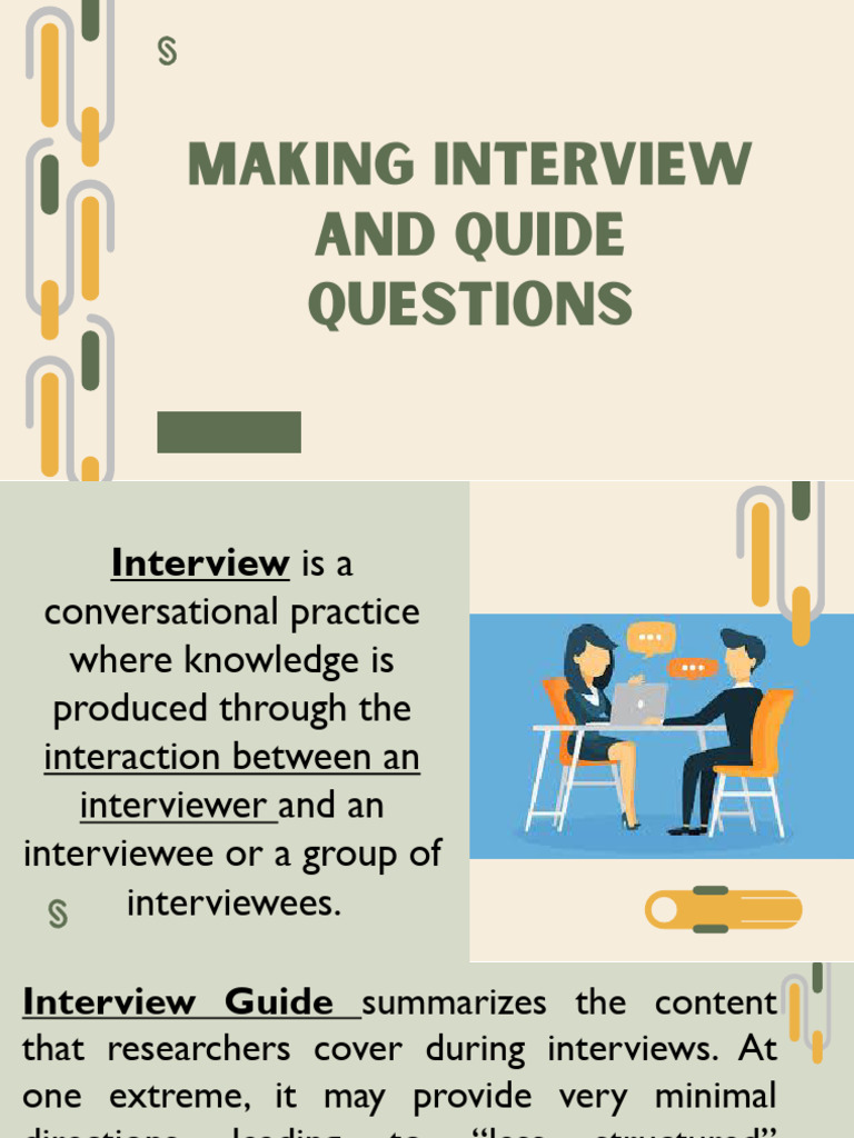Interview and Ques. | PDF