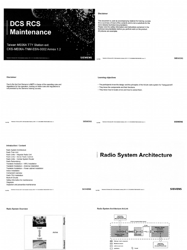 DCS RCS Maintainance | PDF