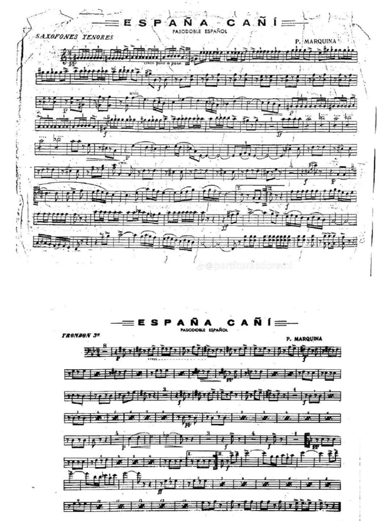 España Cañi Paso Doble Torero Pdf