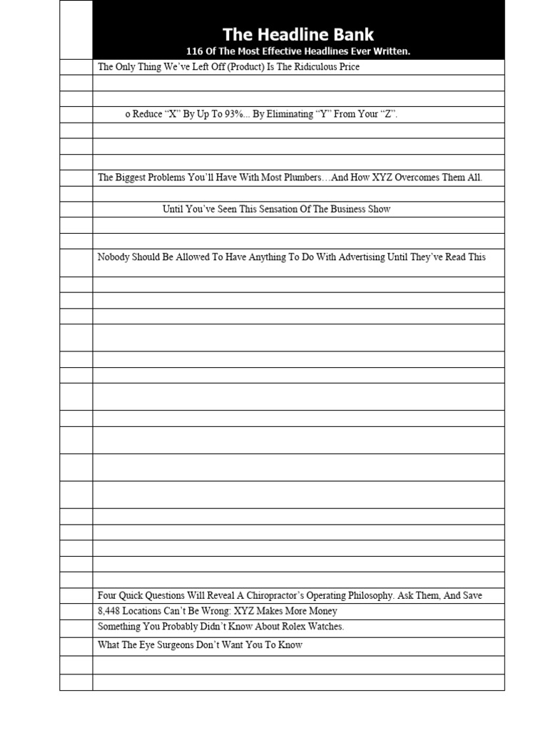 38 Headlines Final | PDF