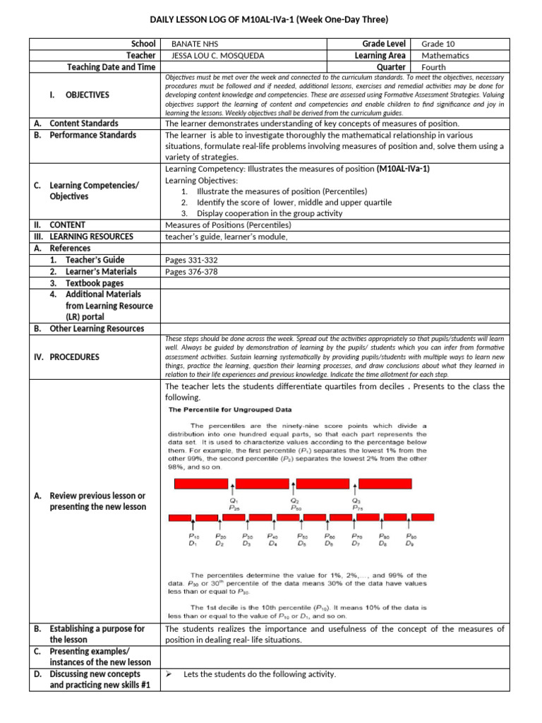 IV-Day 3 | PDF | Learning | Curriculum