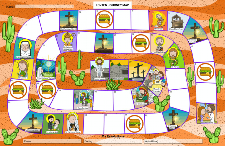 LENTEN JOURNEY MAP | PDF
