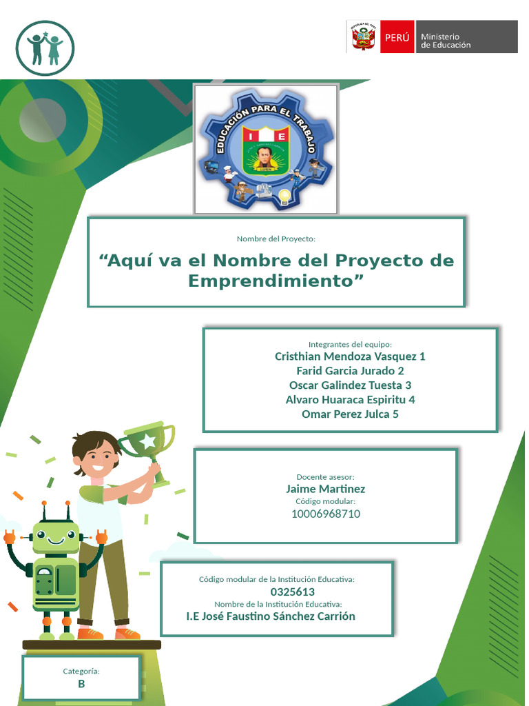 Proyecto Ept 2023 | PDF | Negocios económicos | Gestión estratégica