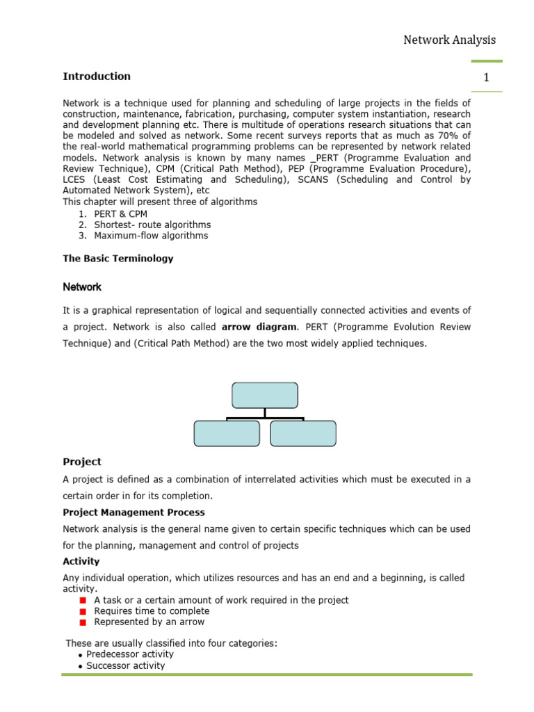 Network Diagram | PDF | Applied Mathematics