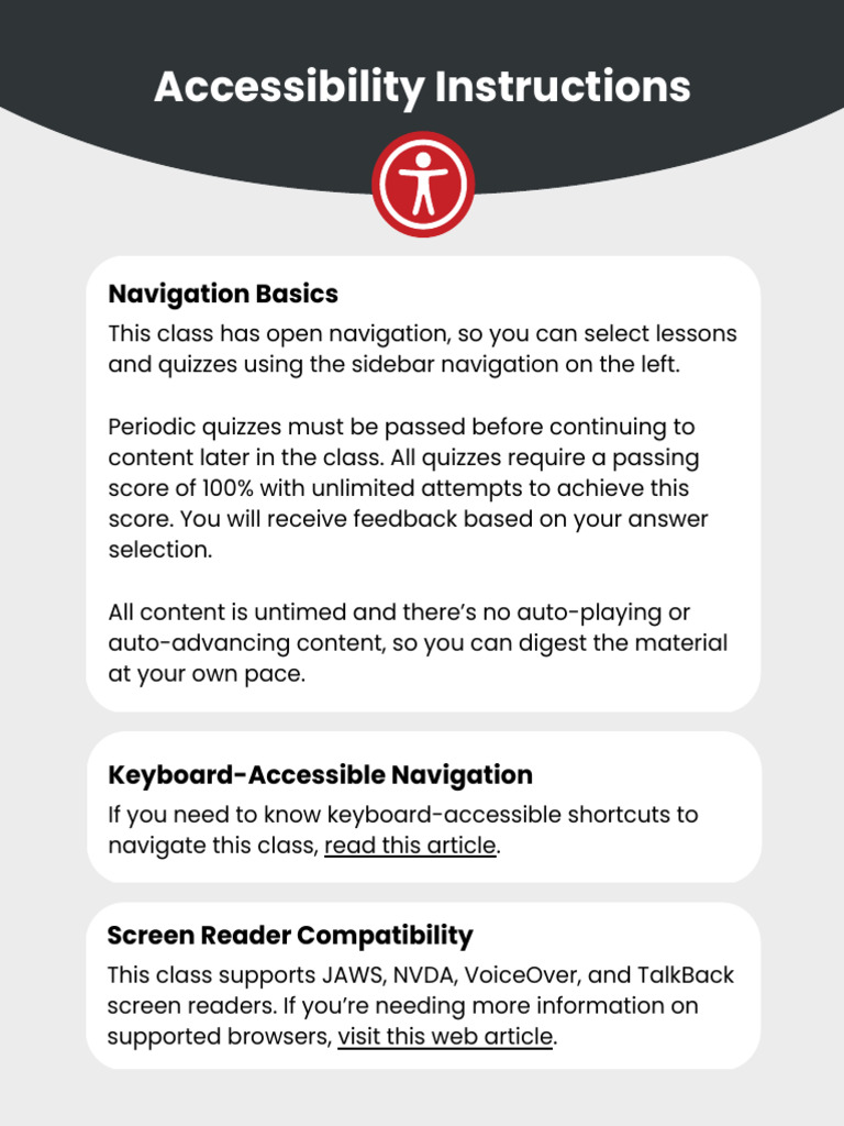 Accessibility Instructions 3 | PDF