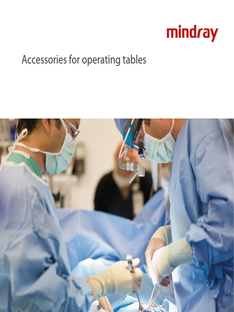 Mesa Operaciones Accesorios Mindray | PDF | Arm | Surgery