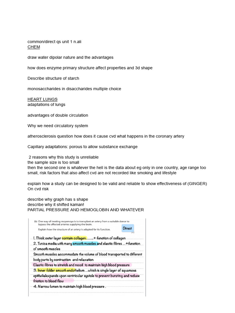 Unit 1 (Common Questions) | PDF