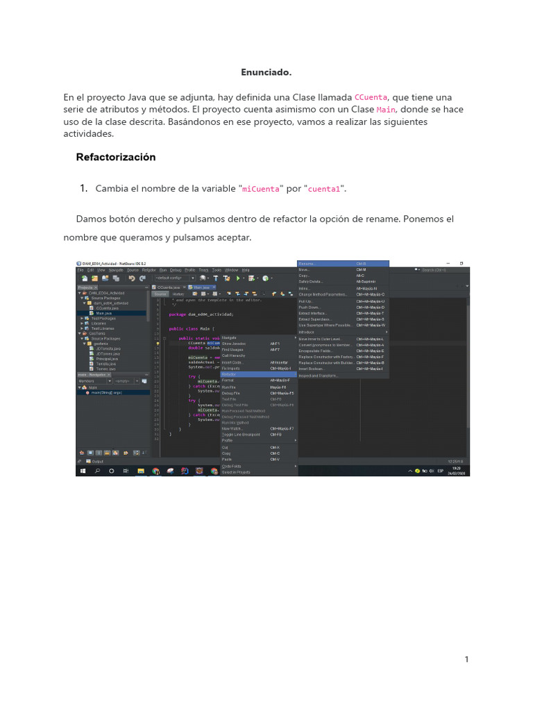 EntornosDesarrollo DAM Ejercicio Resuelto 4 | PDF | Java (lenguaje de programación) | Ingeniería ...