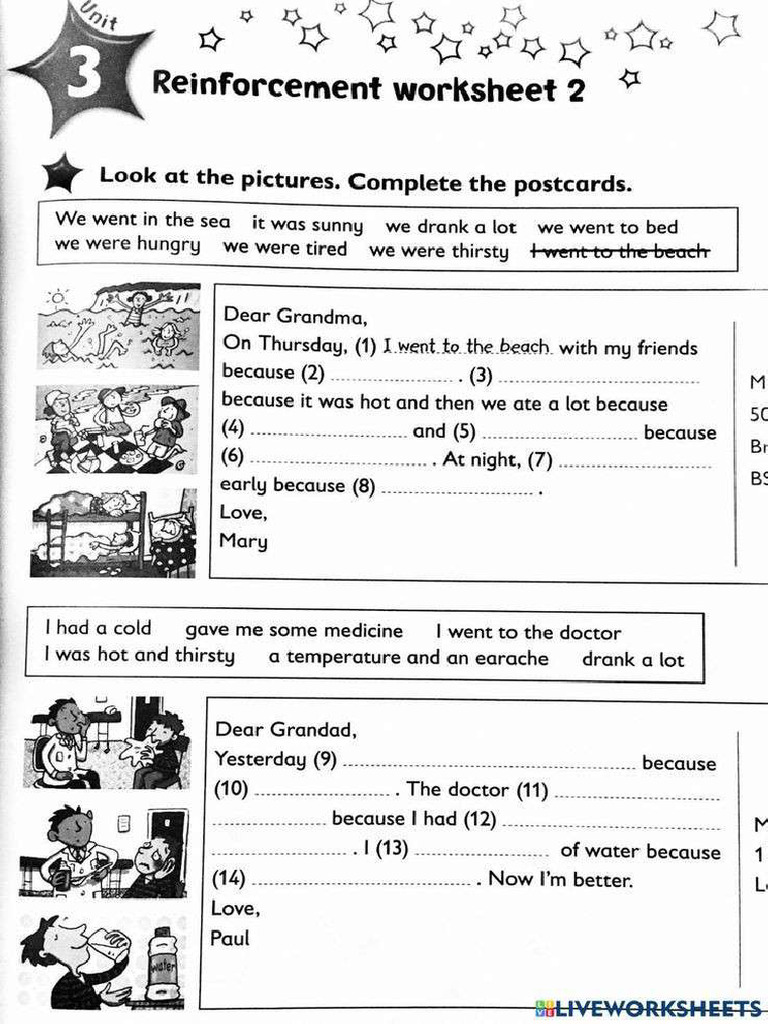 Reinforcement Worksheet2 | PDF